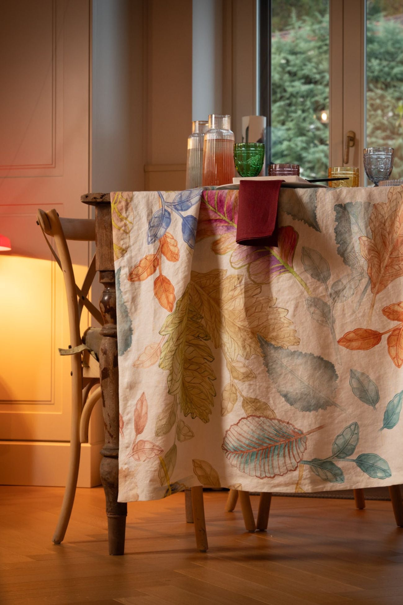 Occitane - Pure hemp tablecloth with simple hem various sizes ...