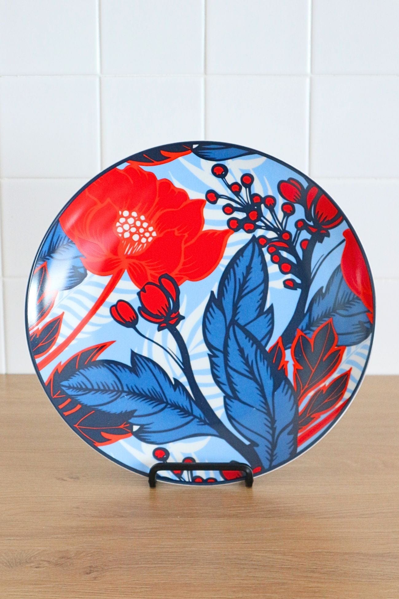 Azure - Honolulu - Piatto piano in porcellana in stile tropicale ...